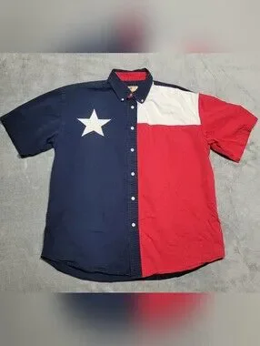 Sun River | Shirts | Vintage Sun River Clothing Texas Flag Red White ...